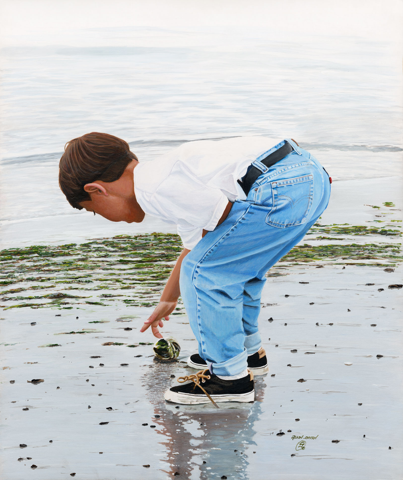 Curious Beach Walker - Treez Studio